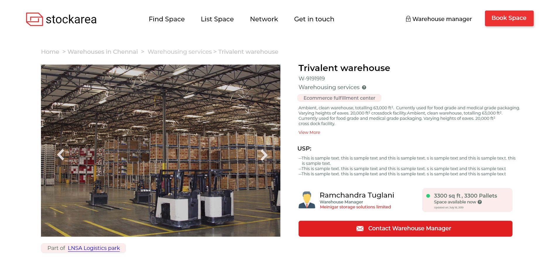 On-demand Logistic Service | We Receive, Store and Process Inventory